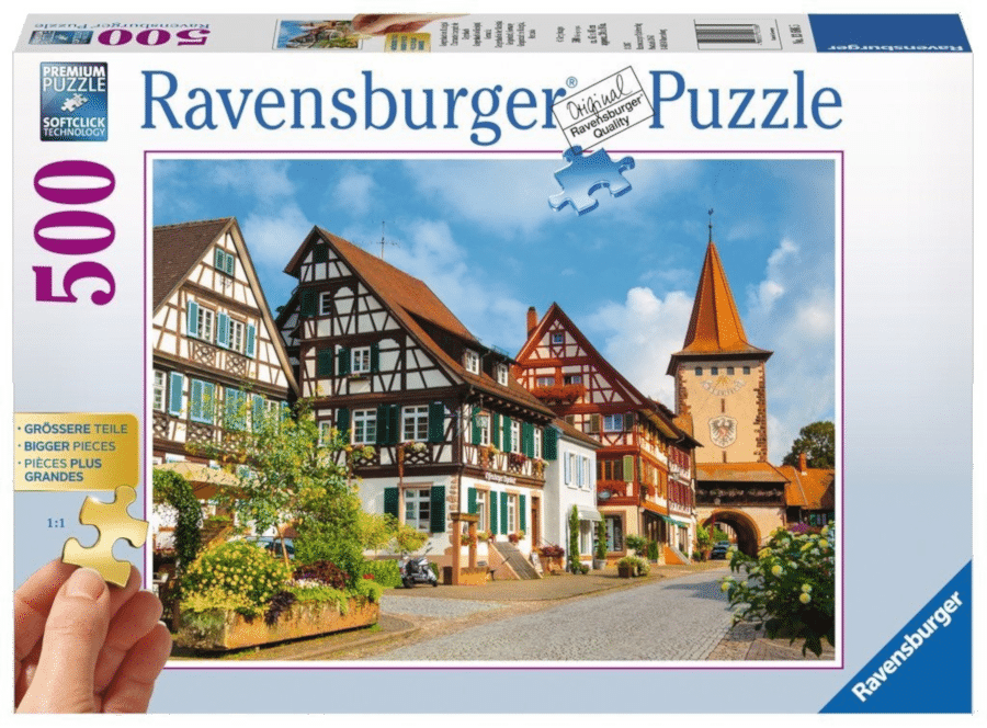 Ein Puzzle mit übergroßen Puzzleteilen - Geschenk für Opa.de